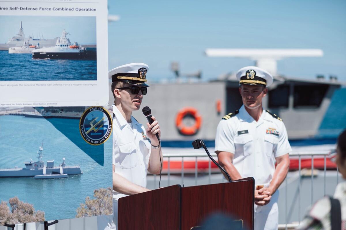 U.S. Navy Showcases Sea Hunter Unmanned Surface Vehicle at LA Fleet ...